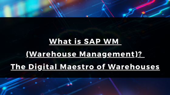 What is SAP WM (Warehouse Management)? The Digital Maestro of ...